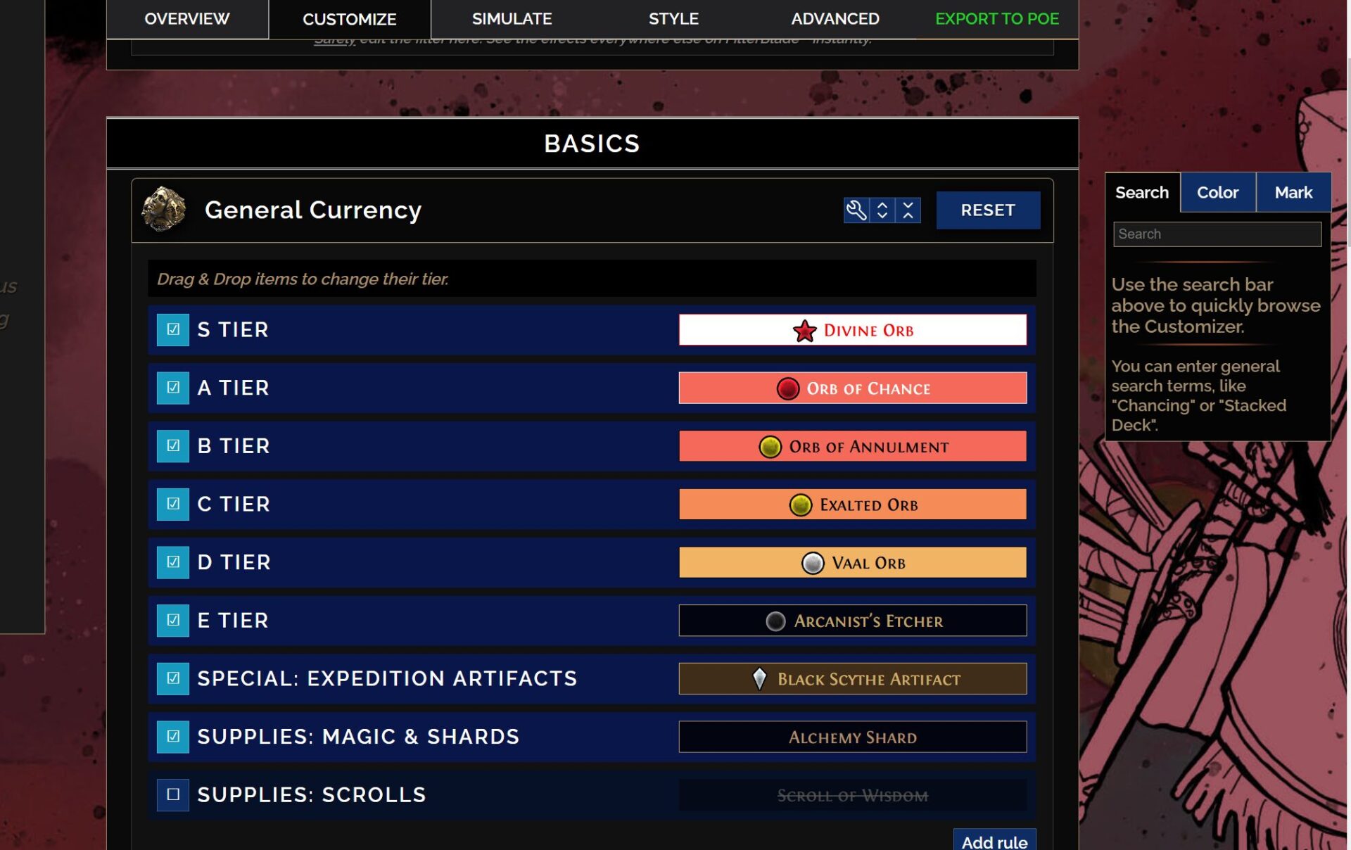 【最新版】POE2フィルターを簡単に導入する方法 Neversink filter紹介 | あにぱれっと